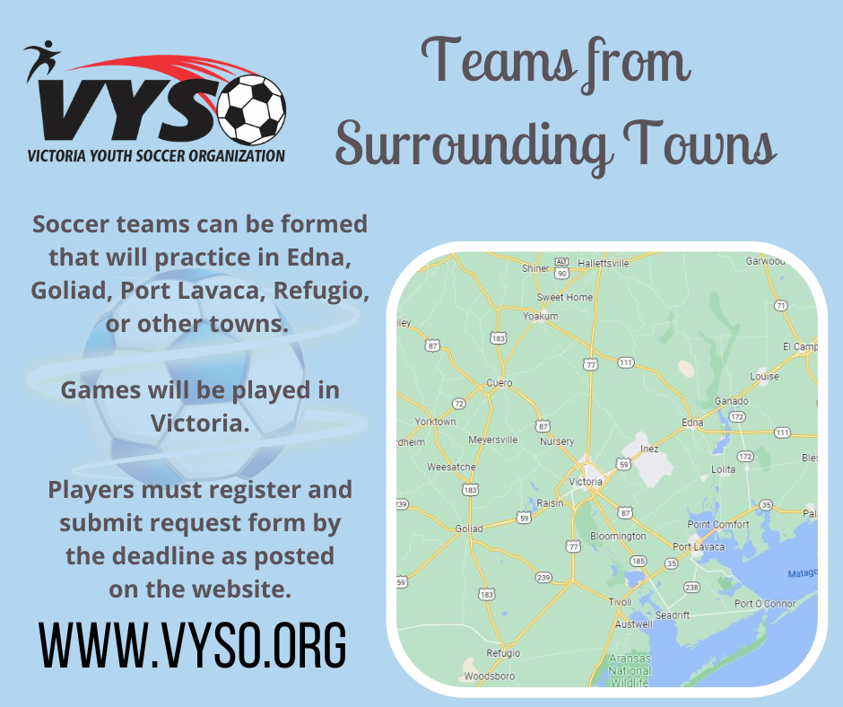 Surrounding Town Requests – Fall 2026 Season – Victoria Youth Soccer ...